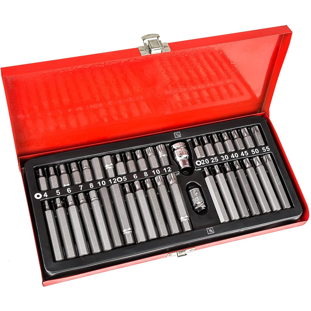 MKR 40pcs Hex Torx Bit Star Wrench Allen Key Spline Bit Screwdriver Bit ...