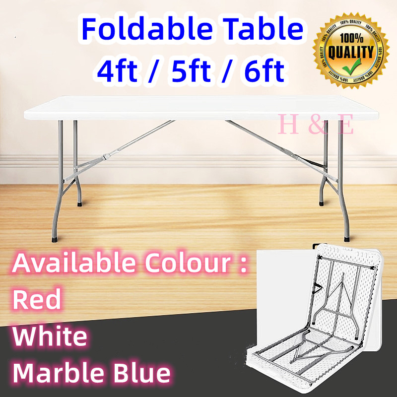 6FT Foldable Banquet Table Event / Catering / Hall / Buffet Folding ...