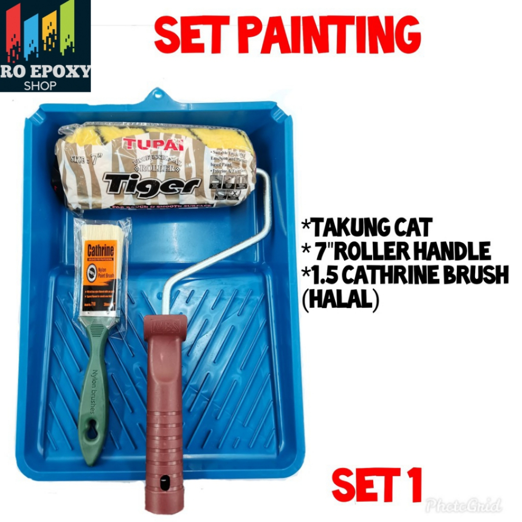 FULL SET PAINTING (ALAT UNTUK CAT RUMAH) | Shopee Malaysia