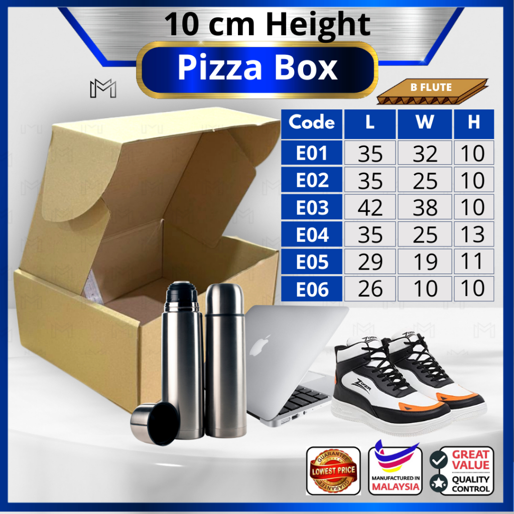 10/13cm (H) Pizza Box Thermos Box Shoes Big Pizza Box Gift Box ...