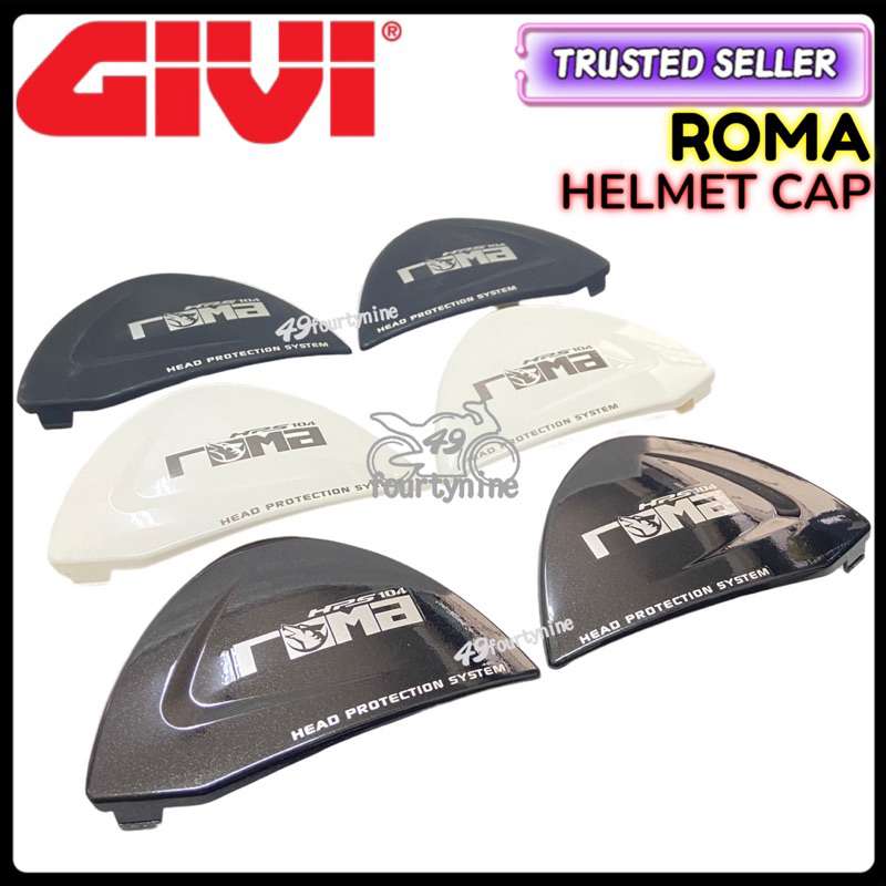 ORIGINAL GIVI ROMA HELMET SIDE COVER CAP | Shopee Malaysia