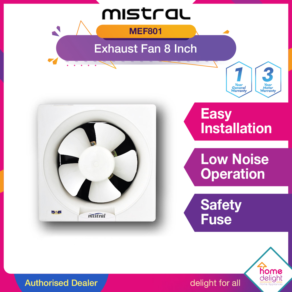 KHIND Exhaust Fan 8" / 10" / 12" ( EF8001 / EF1001 / EF1201 ) / Mistral Exhuast Fan 8" / 10 ...