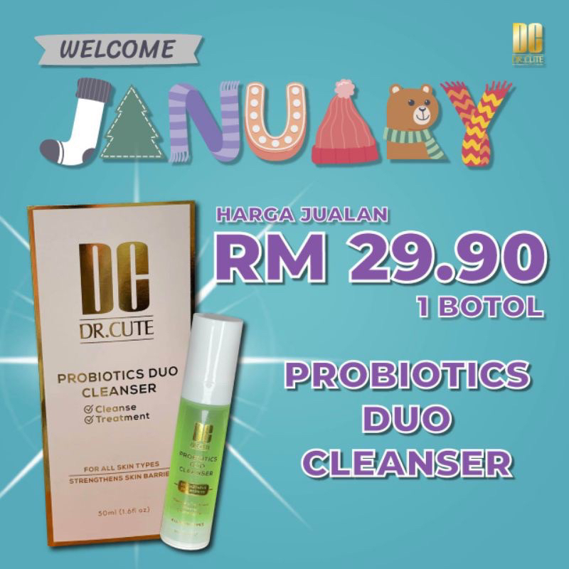 Dr. Cute Probiotic Duo Cleanser | Shopee Malaysia