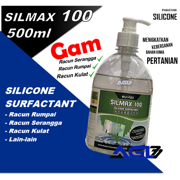 Silmax 100 Pelekat Racun / Silicone Surfactant / Gum Racun | Shopee ...