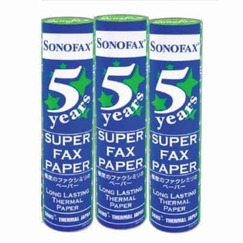 SONOFORM Fax Roll Super 5 Years/ Thermal Fax Paper Roll - 210x30meter ...