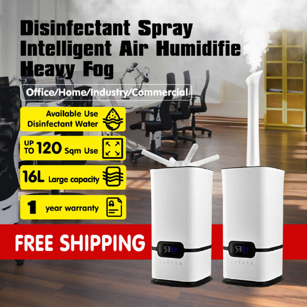 Smart Humidifier with Wheels (16L) (Remote Control) Fog/Mist Spray ...