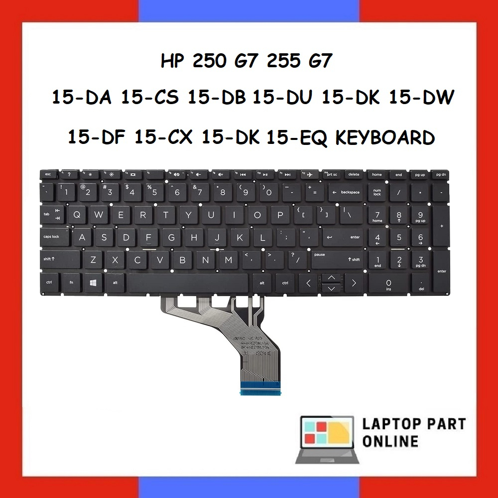 HP 250 G7 255 G7 15-DA 15-CS 15-DB 15-DU 15-DK 15-DW 15-DF 15-CX 15-DK ...