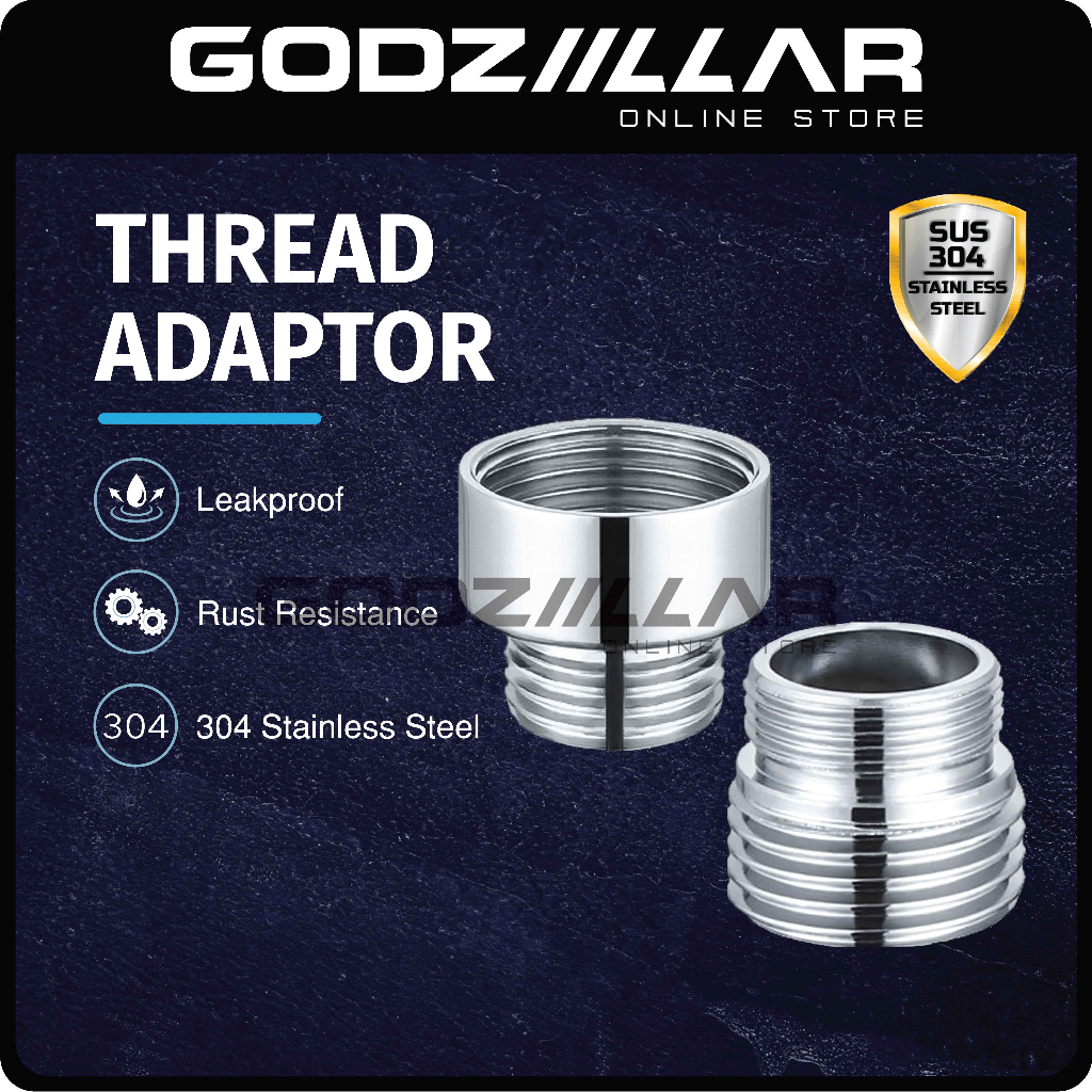 Balco Universal Faucet Thread Adapter (22mm / 24mm) Tap Connector Hose ...