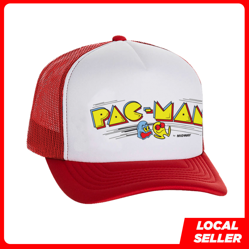 Pac-Man Game Topi Vintage Adjustable Snapback Trucker Cap | Shopee Malaysia