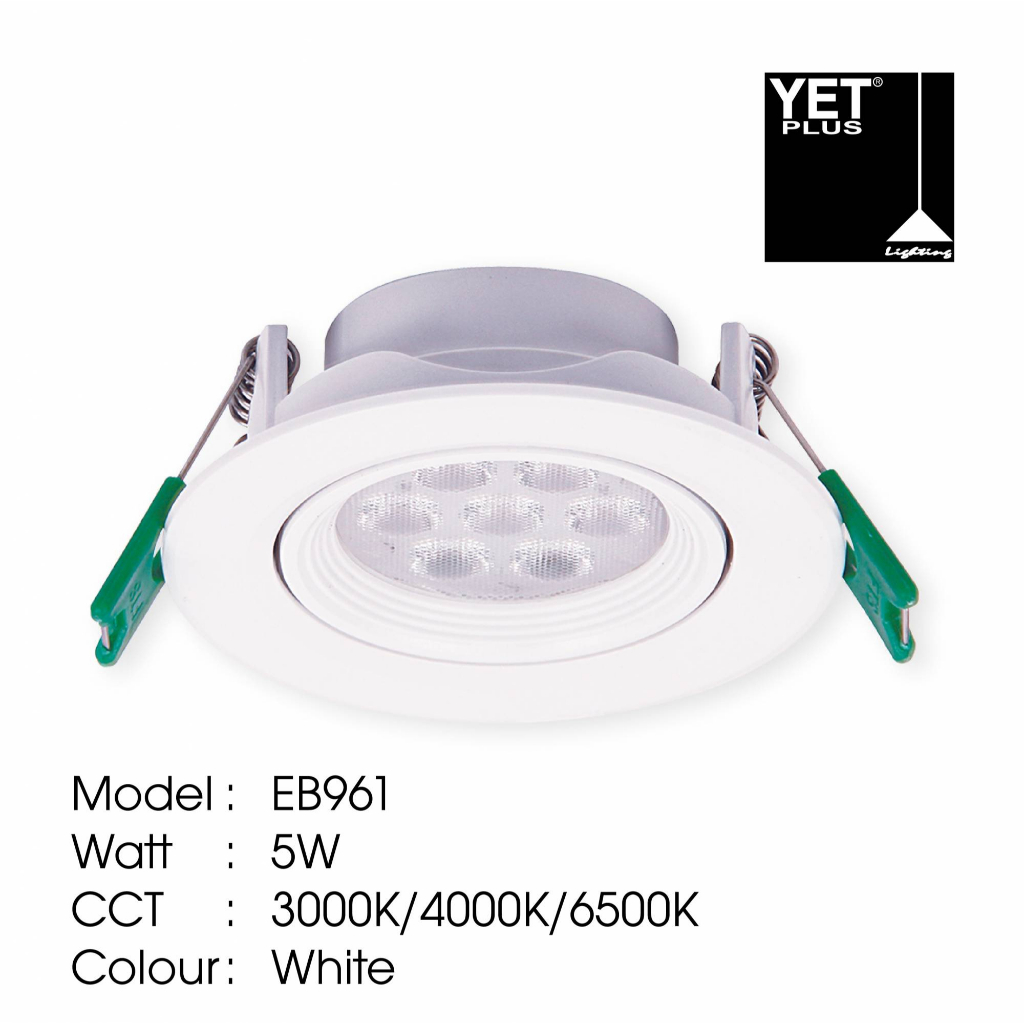 YETPLUS LED EYEBALL SPOTLIGHT EB961 / EB962 / EB963 | Shopee Malaysia