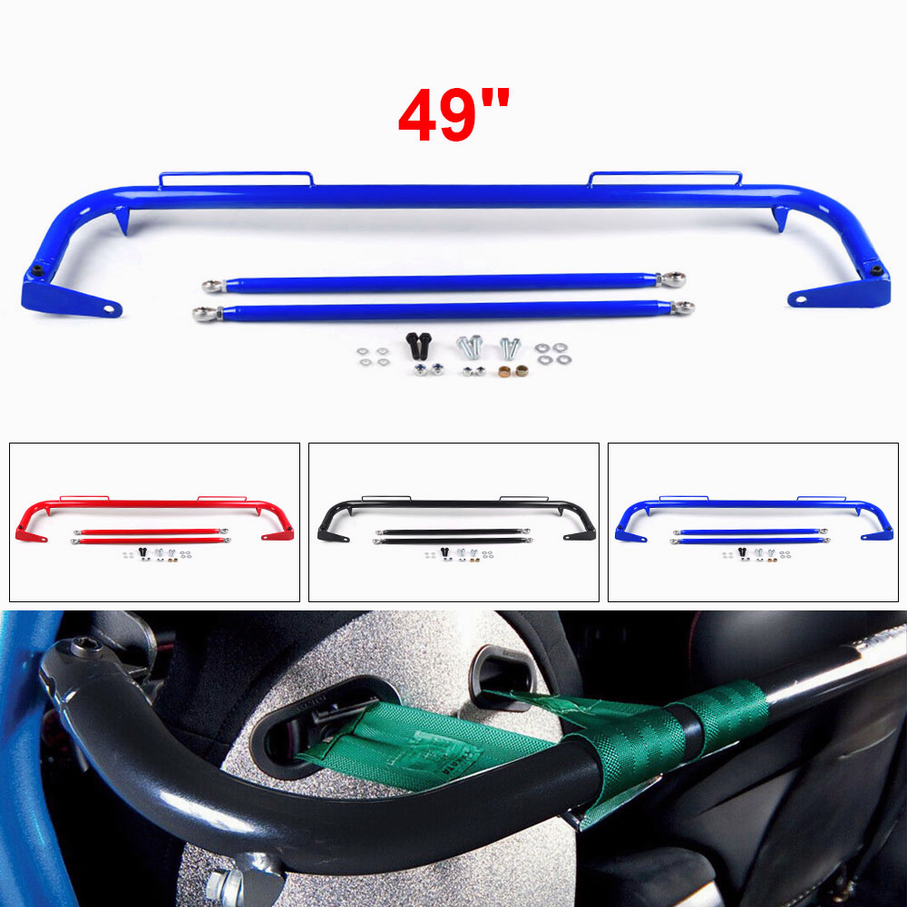 49" Stainless Steel Racing Safety Seat Belt Chassis Roll Harness Bar ...