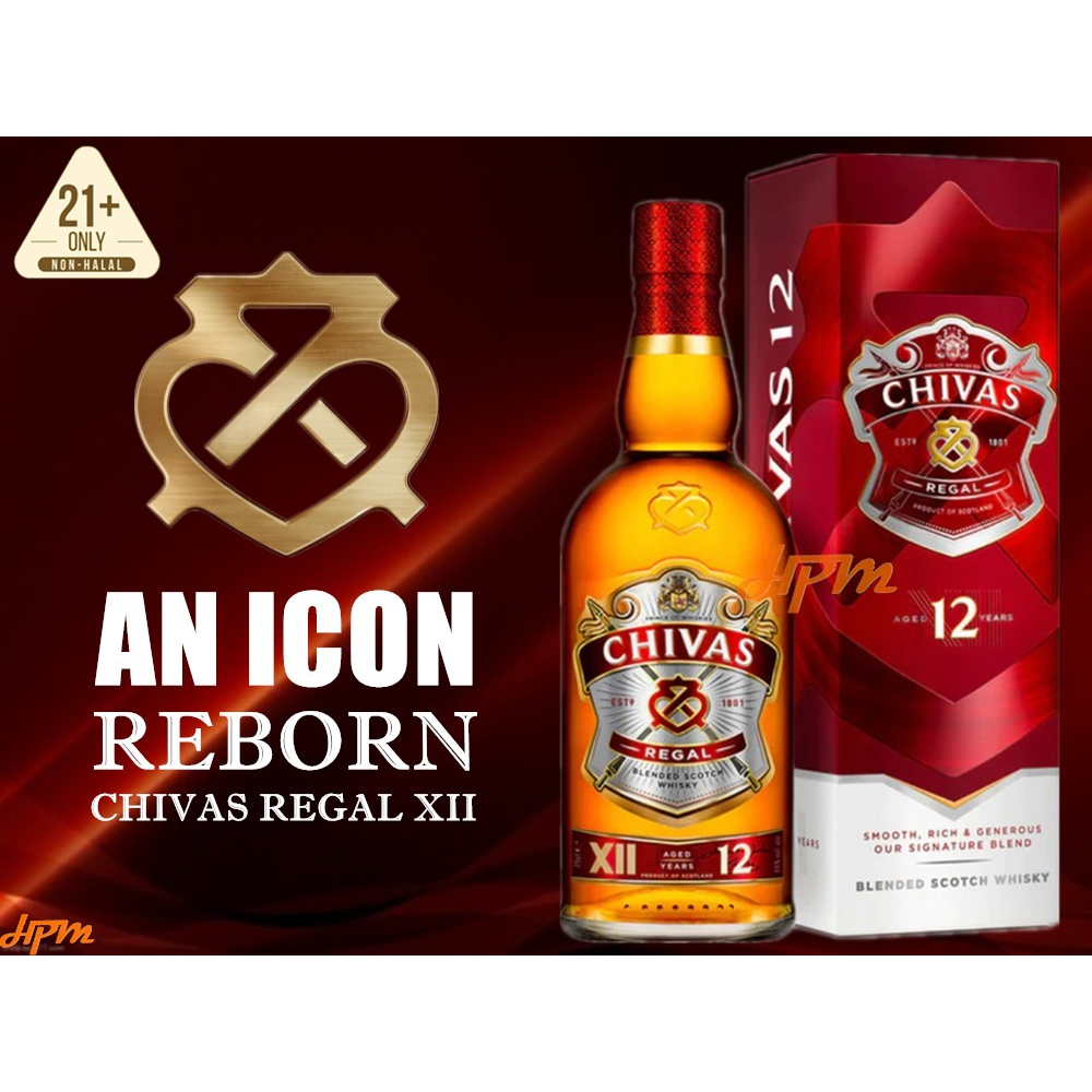 Chivas Regal 12 Years Blended Scotch Whisky 700ml | Shopee Malaysia