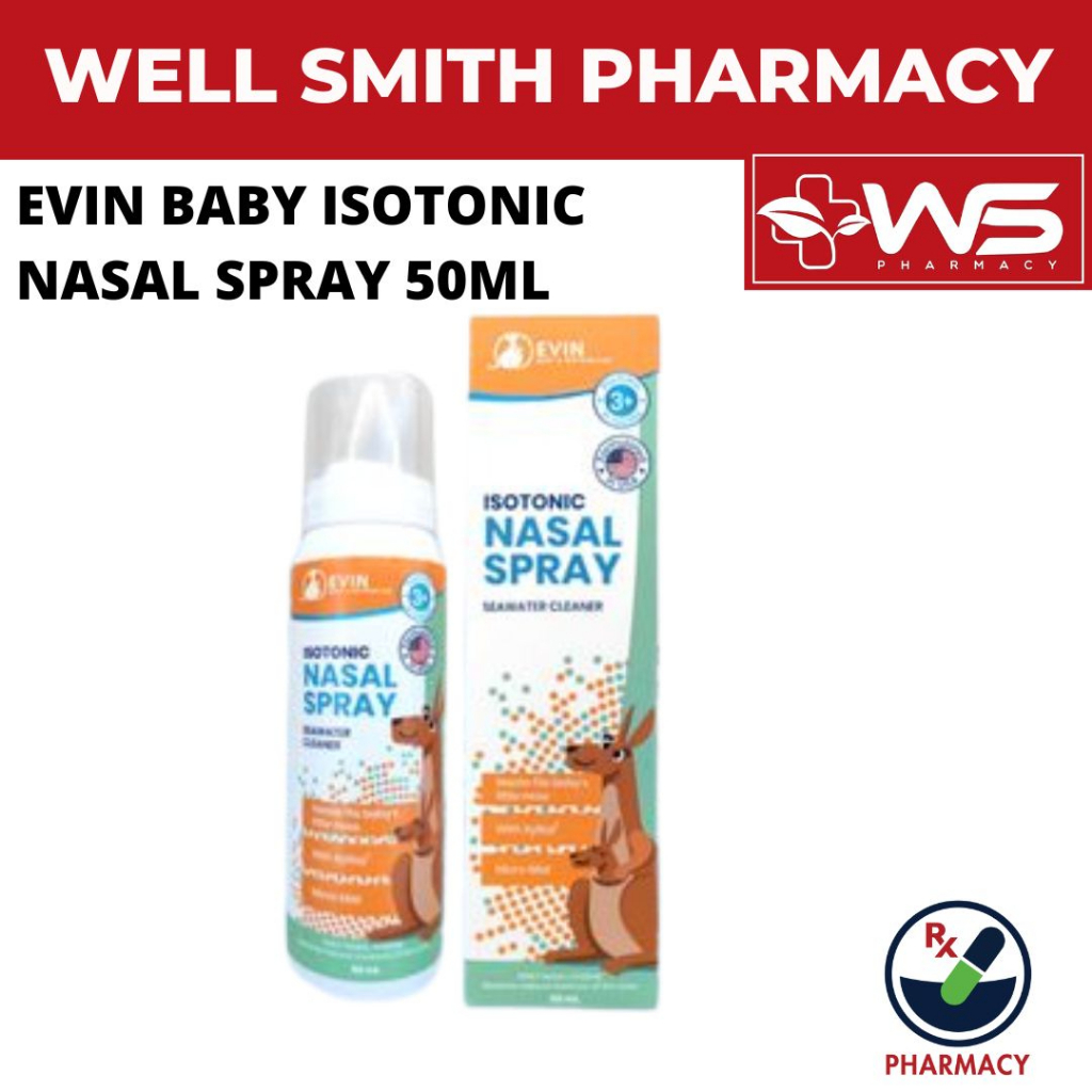 EVIN BABY ISOTONIC NASAL SPRAY 50ML | Shopee Malaysia