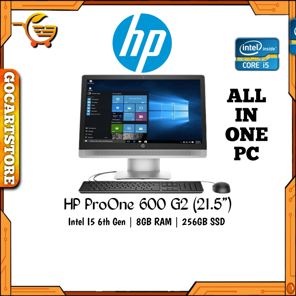 HP ProOne 600 G2 (ALL-IN-ONE) Core i5 (6th Gen) / 8GB RAM / 256GB SSD ...