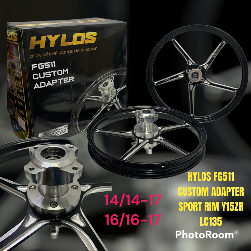 Y15/16/LC HYLOS FG511 CUSTOM ADATER SPORT RIM SET | Shopee Malaysia