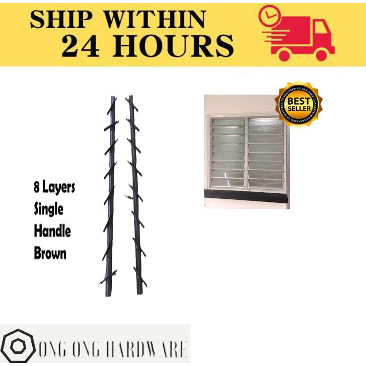 8 Layers Blade Traditional Naco Window Local Louver Naco Single Double ...
