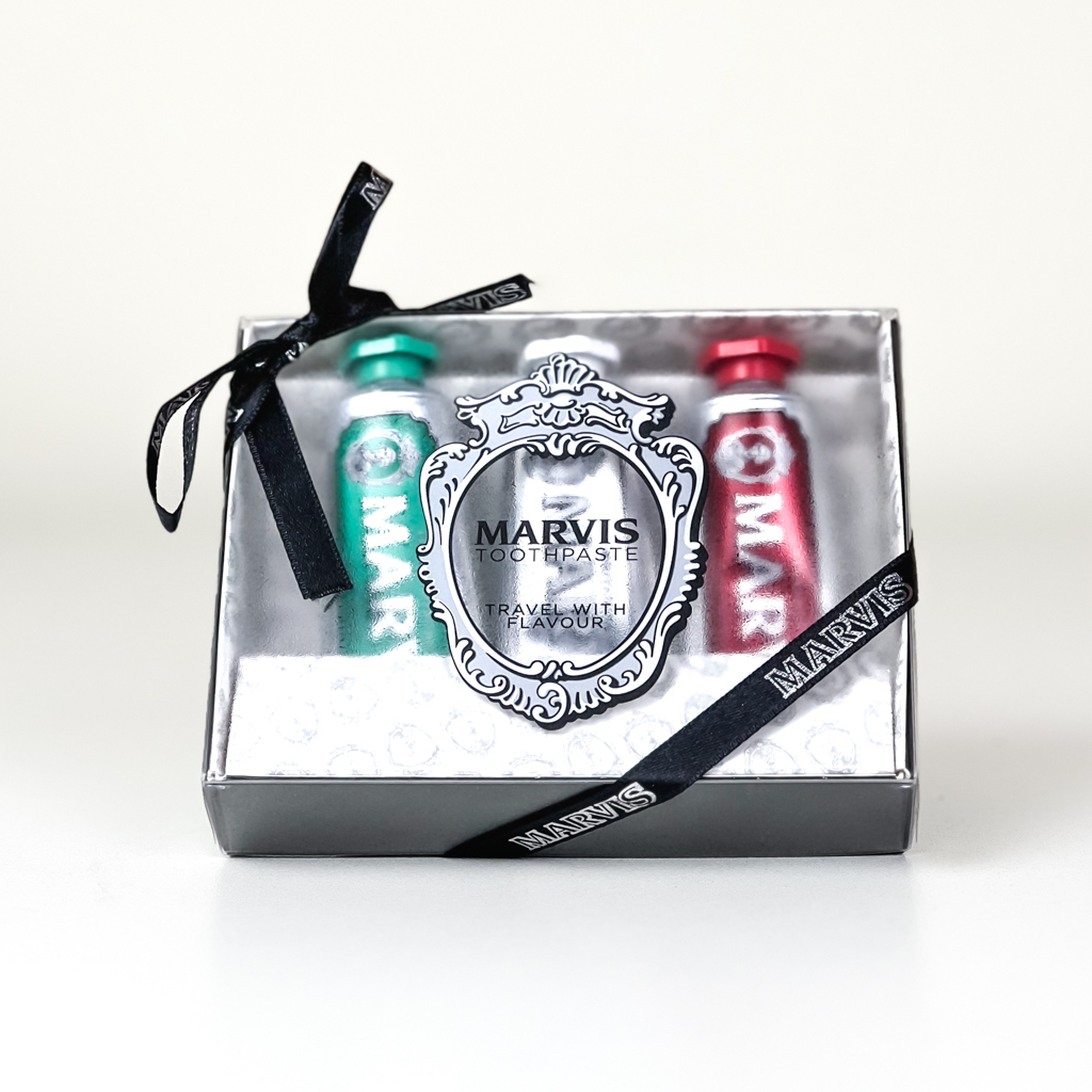 Marvis 3 Flavor Gift Box Marvis 3 piece Gift Set (25ml x 3) | Shopee ...