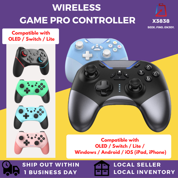 Wireless Game Controller For Nintendo Switch / Lite / OLED / Windows ...