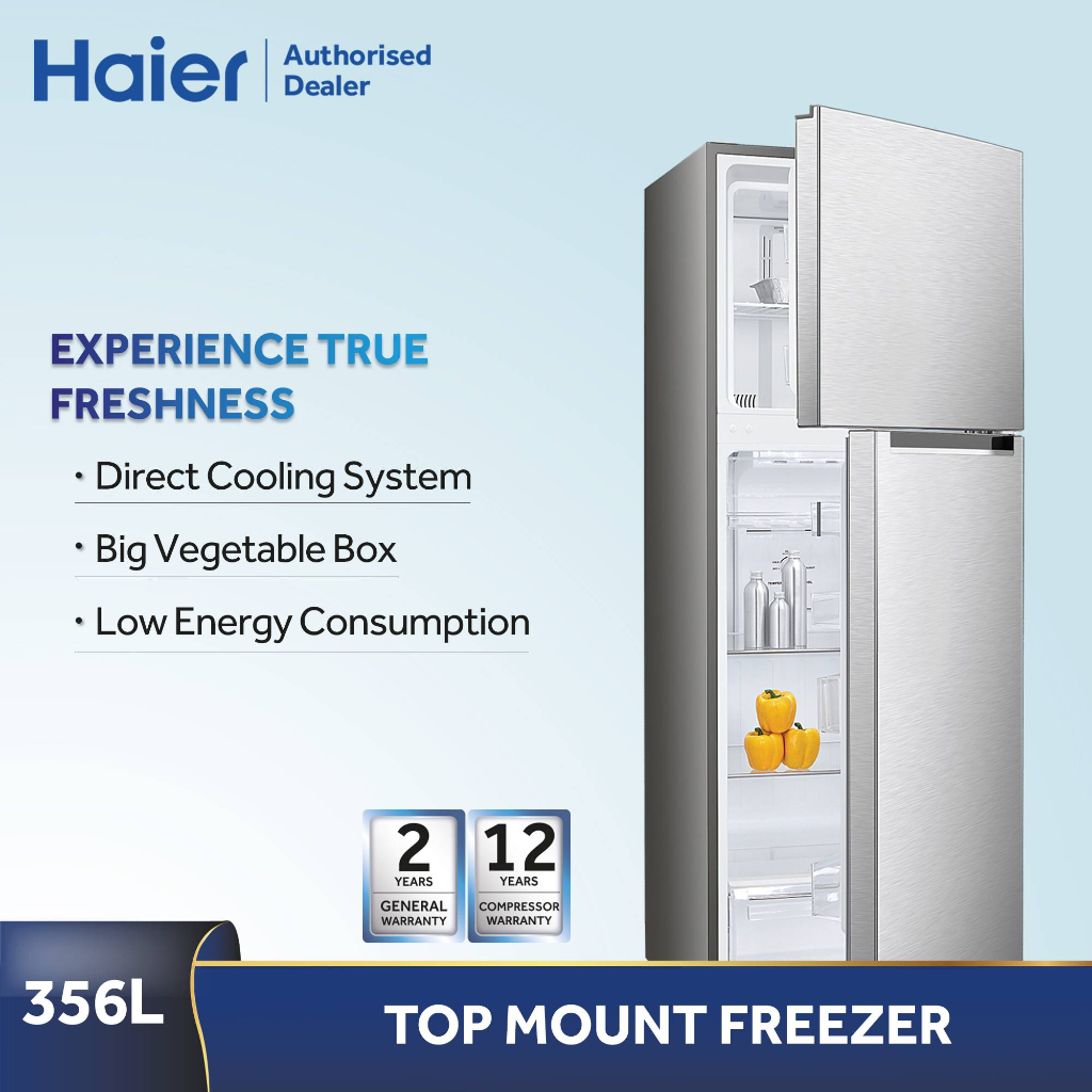 Haier 356L DC Inverter Refrigerator 2-Door HRF-IV398H | Shopee Malaysia