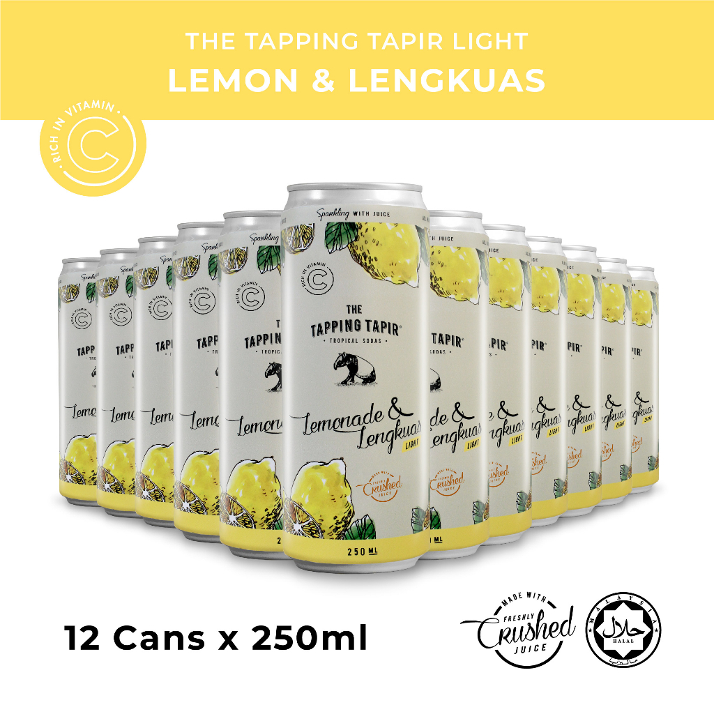 The Tapping Tapir Light Carbonated Soda Real Fruit Juice Drink Less ...