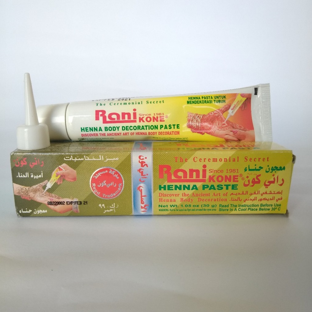ORIGINAL Rami Kone Henn Nail Decoration natura/RAMI KONE HENNA PASTE ...