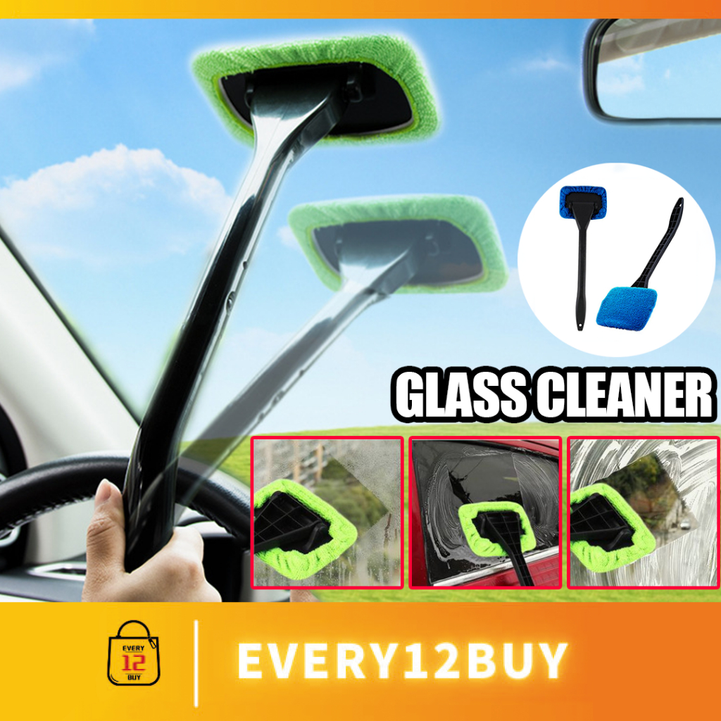 Car Windshield Windscreen Window Fog Wiper Mop Stick 180 Rotatable Anti ...