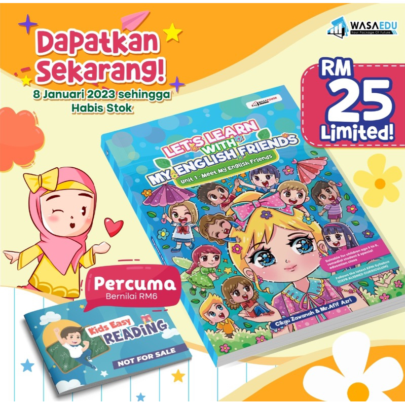 Buku Let’s Learn with My English Friends | Shopee Malaysia
