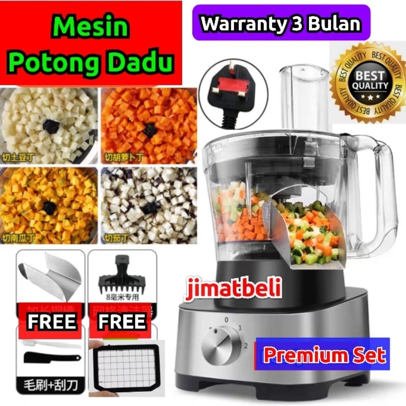 Mesin Potong Dadu Kentang (5 minutes Potong Kentang 10KG )Heavy Duty ...