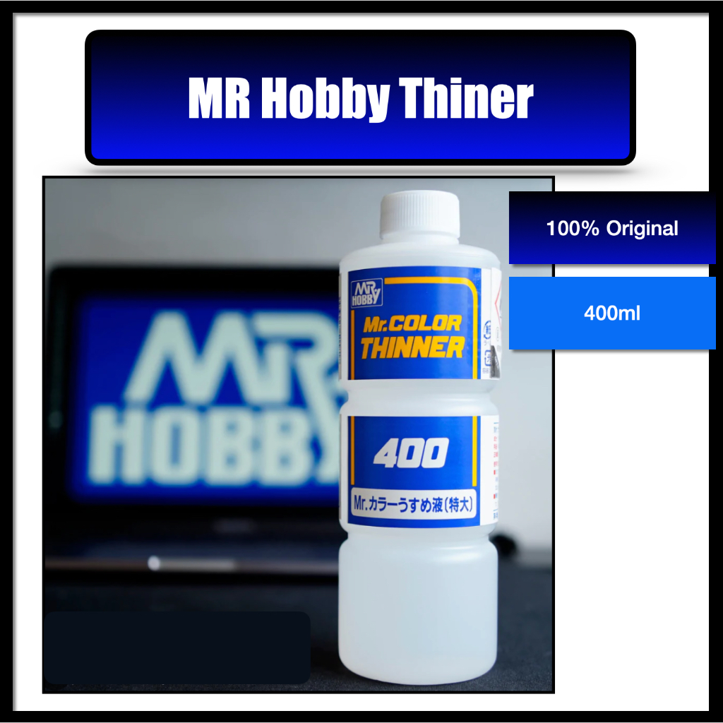 Mr Hobby Color 400ML Thinner For Model Kits / Gundam / Gunpla | Shopee ...