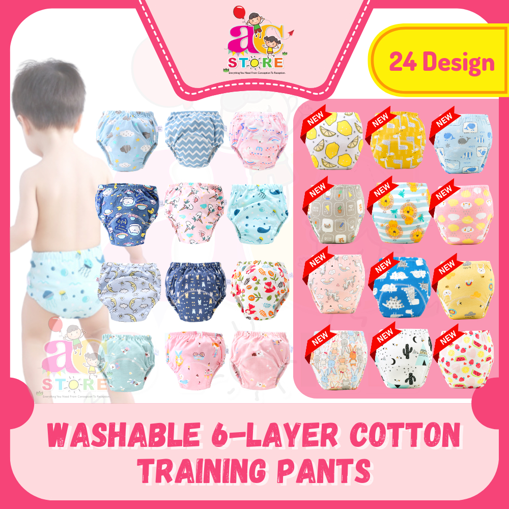 AC-Kids Potty Training Pants Diaper Washable Baby Reusable Underwear ...