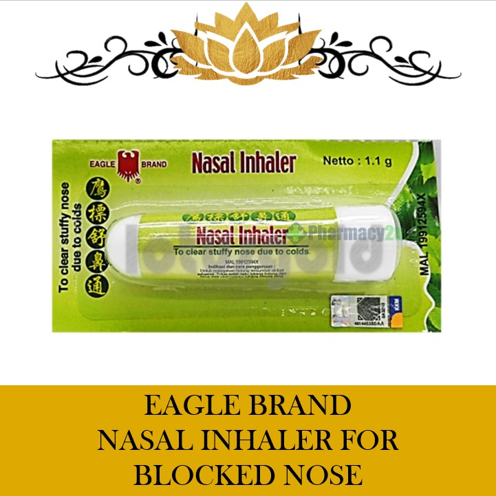 EAGLE BRAND NASAL INHALER FOR BLOCKED NOSE | Shopee Malaysia