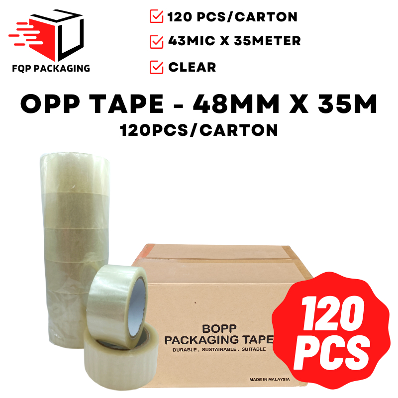 18mm 24mm 48mm (Carton) Opp Tape Masking Tape Salotape Fragile Tape ...