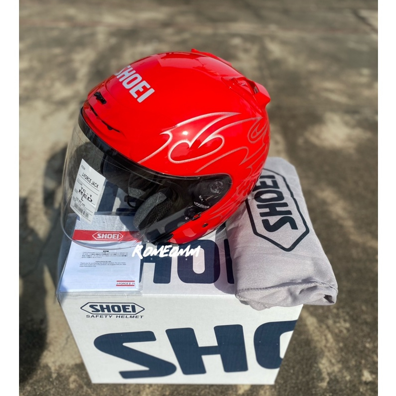 SHOEI JFORCE2 JF2 HONDA JACK API HELMET FULL 1TO1 PREMIUM TANDUK LEKUK ...