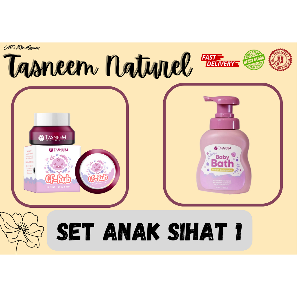 Tasneem Naturel / Baby Care / Anak Sihat / Batuk Selsema Demam ...