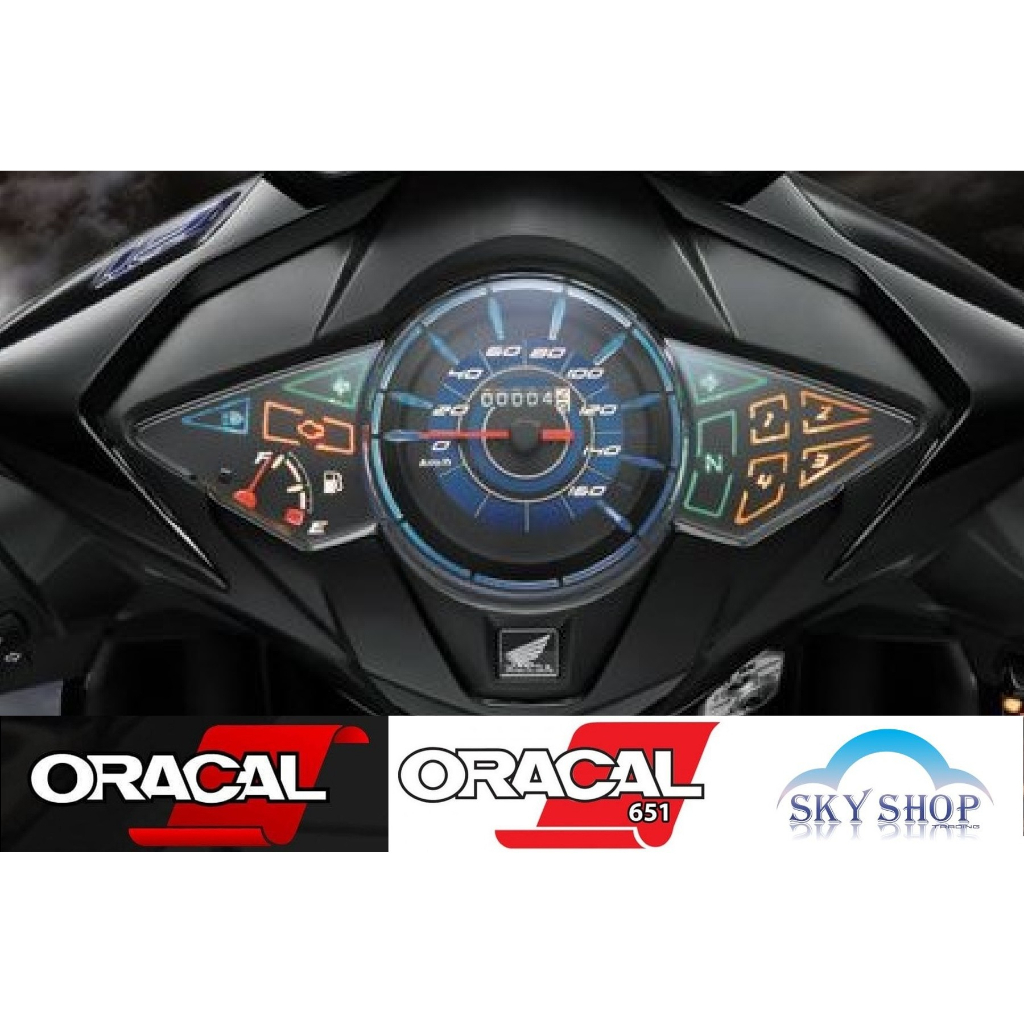 HONDA Dash 125 New Meter Tinted ,DASH 125 Fi Sticker Meter | Shopee ...