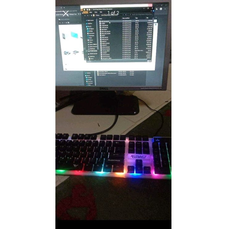 CLEAR SPACE‼️‼️‼️‼️Full Set Pc Asrock Amd 4c4t Ram6gb Gpu Gt210 monitor ...