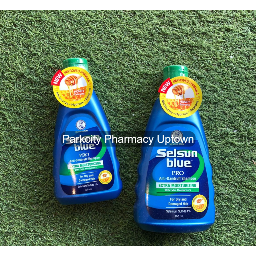 Mentholatum Selsun Blue Pro Anti-Dandruff Shampoo Extra Moisturizing ...