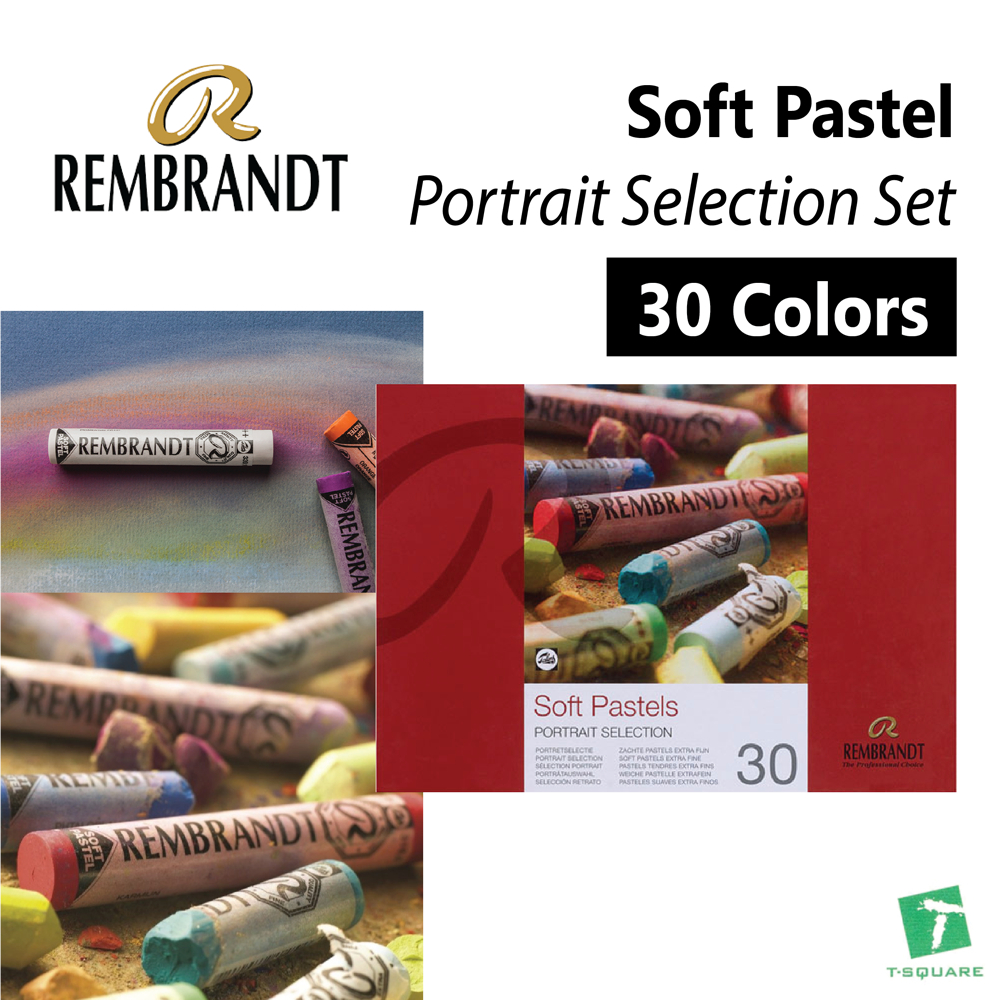 REMBRANDT Soft Pastel Portrait Selection Set 30 Colors | Shopee Malaysia