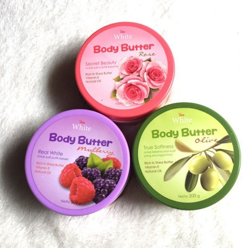 Viva White Body Butter 200gr | Shopee Malaysia