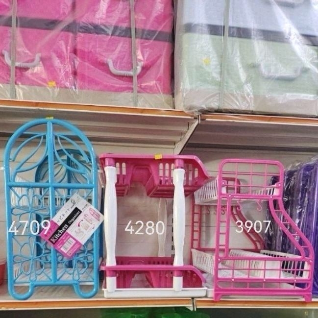 Rak pinggan plastik (tebal)/Dish drainer/2tier Rak pinggan plastik ...