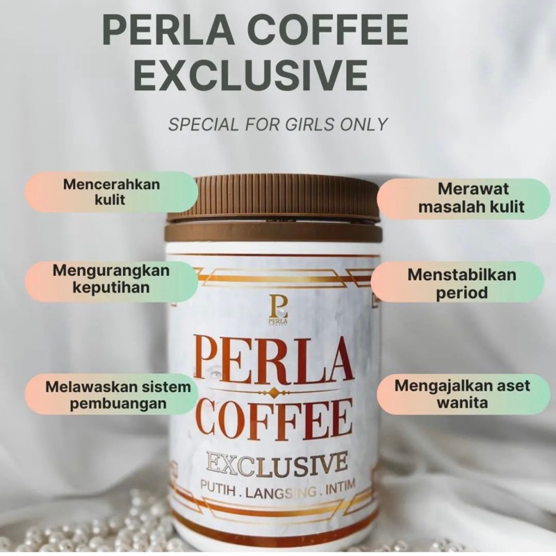 Perla Coffee Exclusive 💯 Original Hq ️‍🔥 | Shopee Malaysia