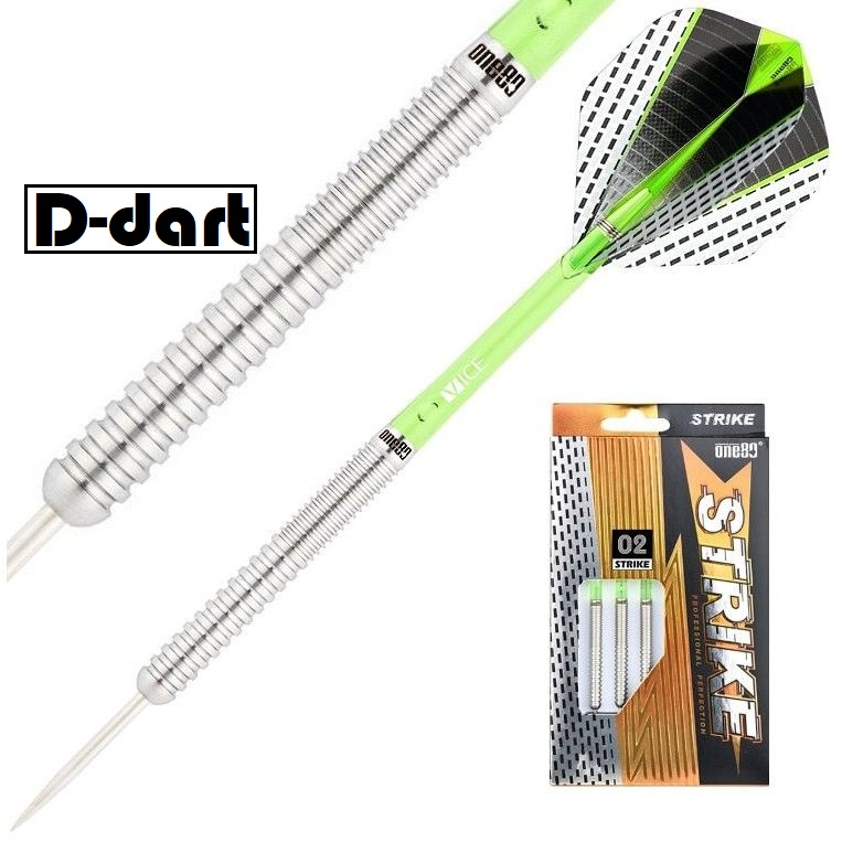 ONE80 STEEL TIP DART - 26G HD TUNGSTEN DARTS STRIKE 02 (26G) | Shopee ...