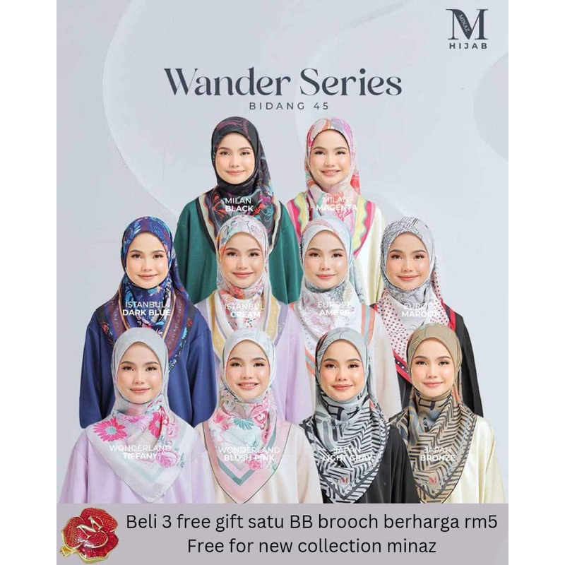 MINAZ HIJAB NEW COLLECTION RAYA | Shopee Malaysia
