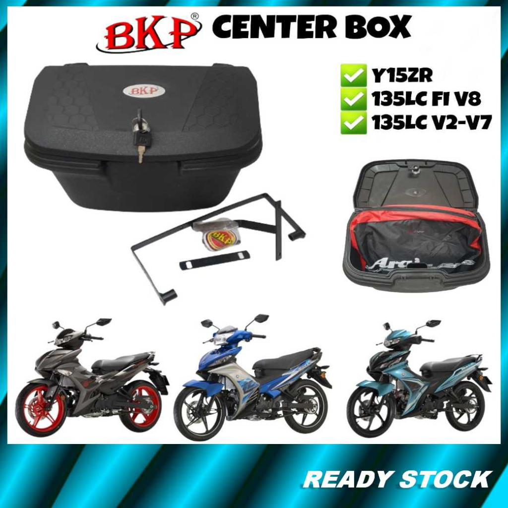 BKP Center Box With Lock/Kotak Bakul Box YAMAHA 135LC V8 Fi 135LC V2-V7 ...