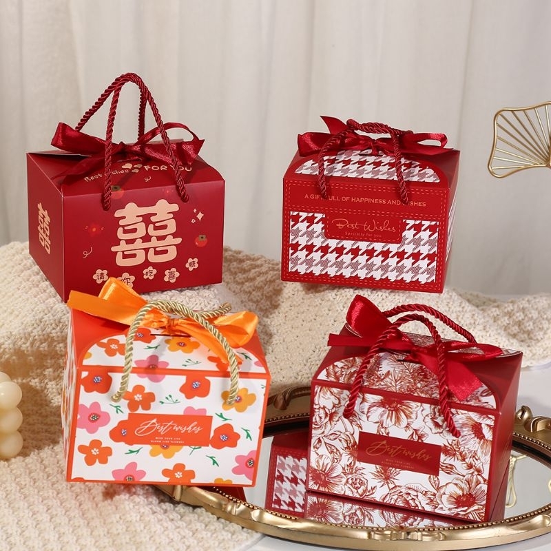 Wedding candy box wedding companion gift box Chinese style creative ...