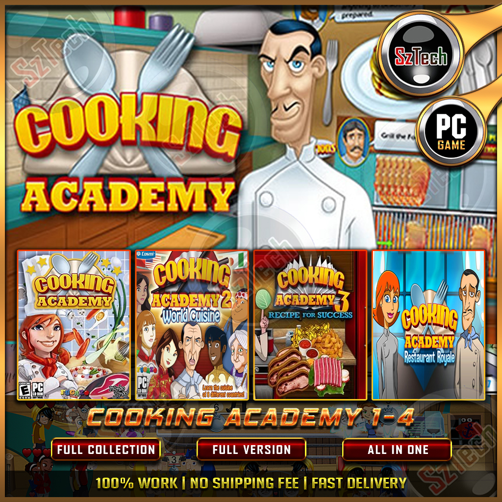 Cooking Academy 1-4 [PC GAME] 🔥 [ DIGITAL DOWNLOAD] 🔥Classic Games🔥Time ...