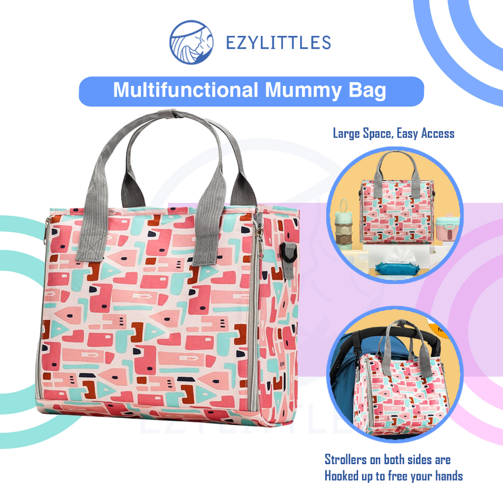 EZYLITTLES Multifunction Toto Diaper Bag Stroller Maternity Large ...