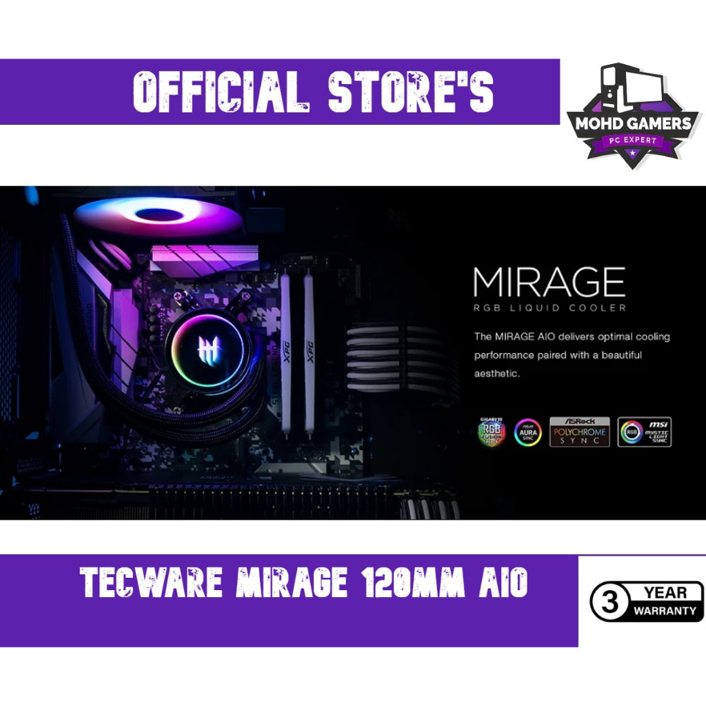 TECWARE MIRAGE 120MM AIO COOLER | Shopee Malaysia