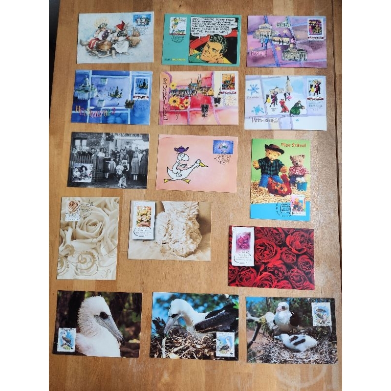 Maxicards / Postage Stamps Postcards from Aland/Australia/Christmas ...