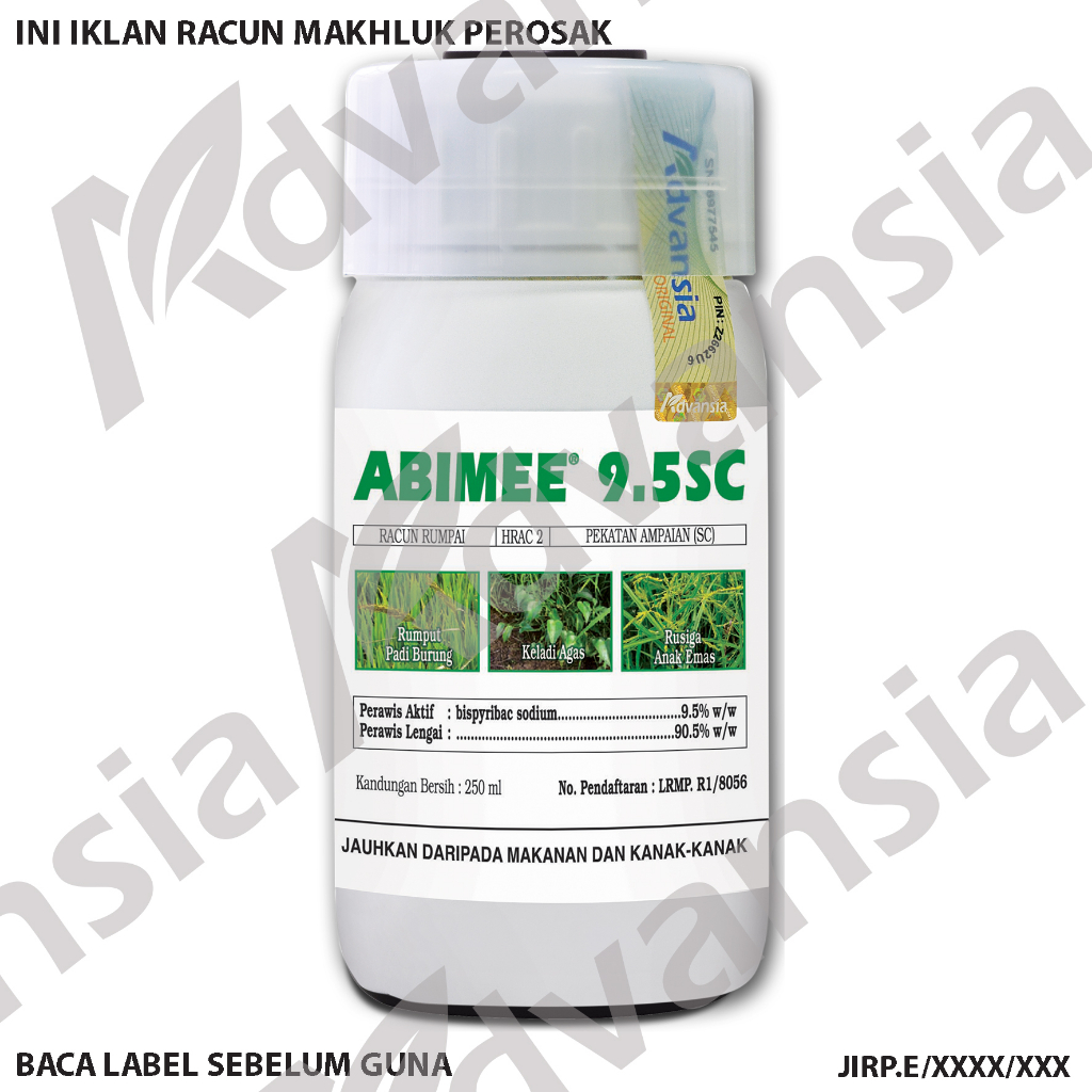 ABIMEE 9.5SC / Racun Rumpai/ bispyribac sodium 9.5% w/w/ Rumput Padi ...